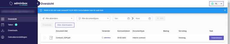 AdminBox: alles op 1 plaats